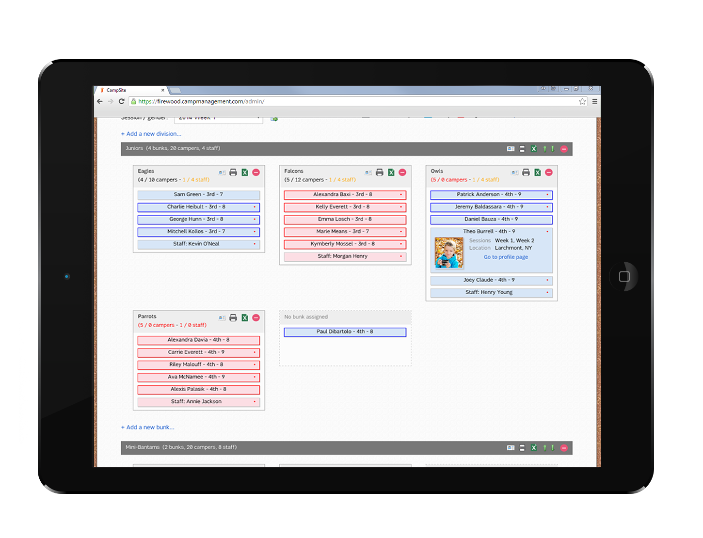 Bunking Board - CampSite